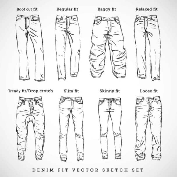 24 Types of Jeans for Women and Men (Epic List and Diagrams)