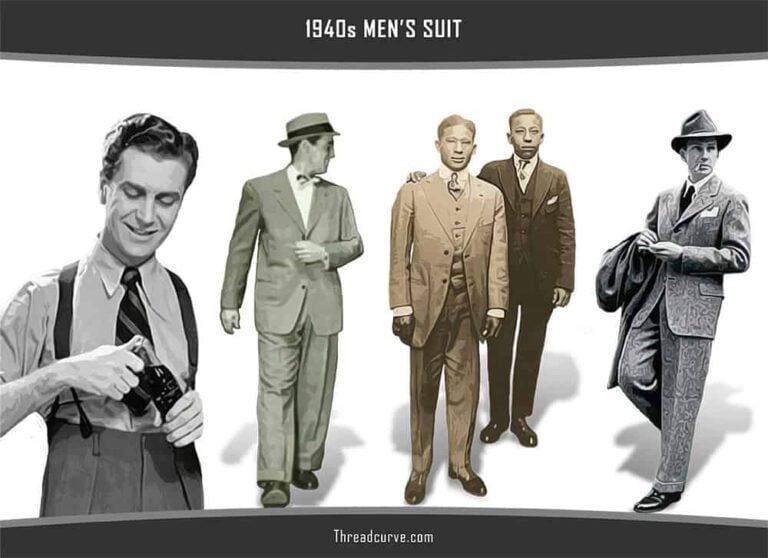 History of Men's Suits (Illustrated Timeline)