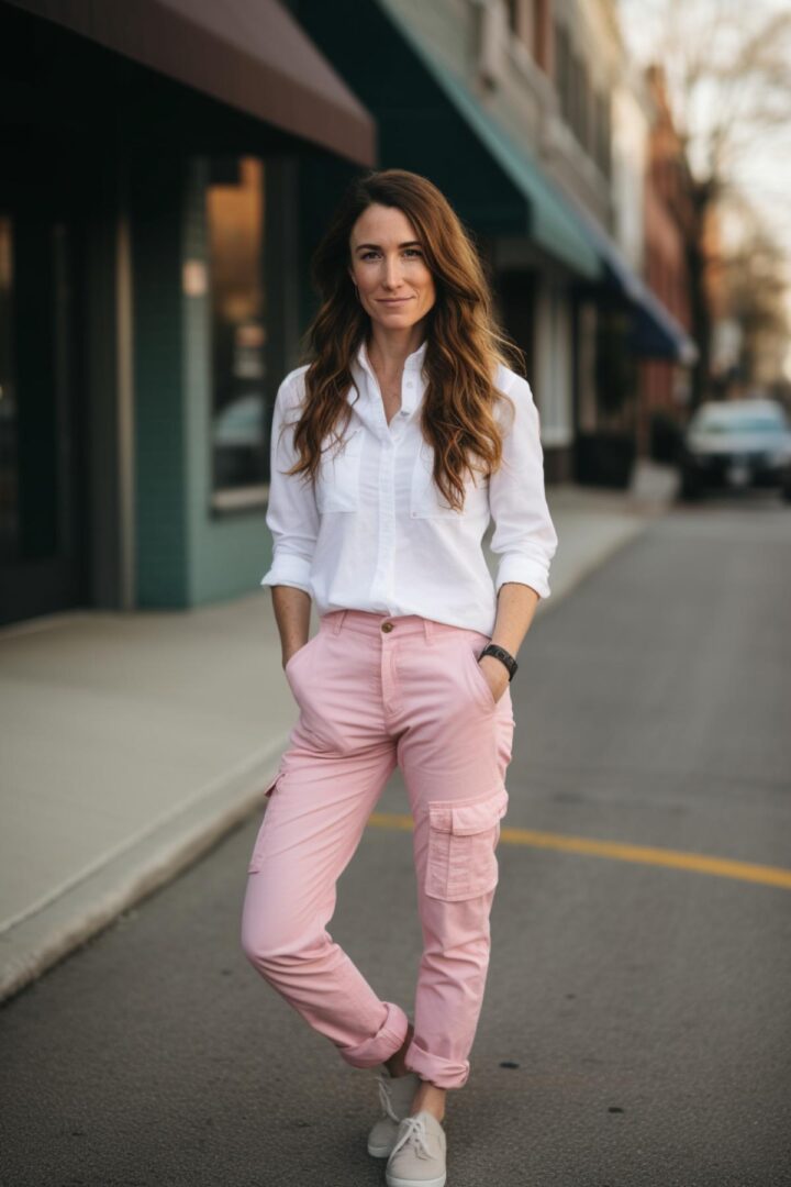 50 “Pink Cargo Pants” Outfit Ideas (Concept Fashion) – Threadcurve