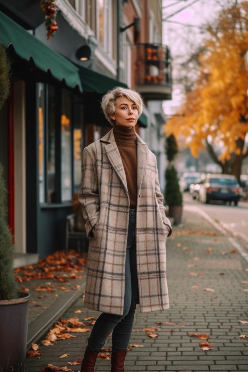 30 Women Featuring Stylish Plaid Overcoats (Fashion Concepts) – Threadcurve