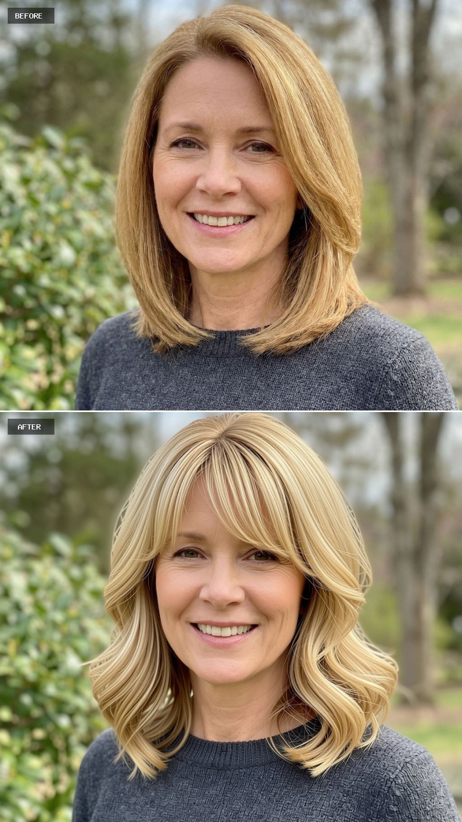 35 Before and After Hairstyles for 51 YO Woman: From Dull Blonde to ...